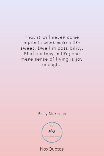 Emily Dickinson Quotes: Whispers of the Soul - Nox Quotes