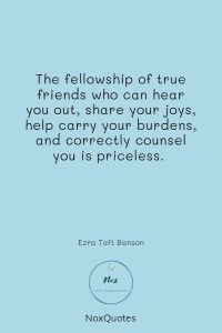 Fellowship Quotes to Embrace the Bond - Nox Quotes